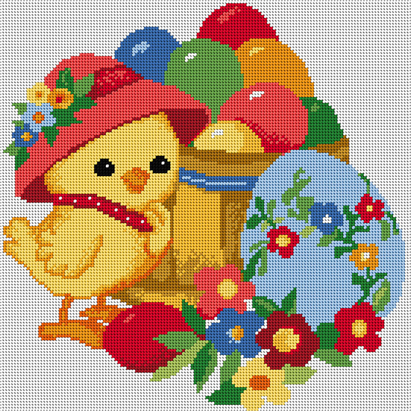 Безплатна схема „Великденско пиленце” | Безплатни схеми | Milena Style